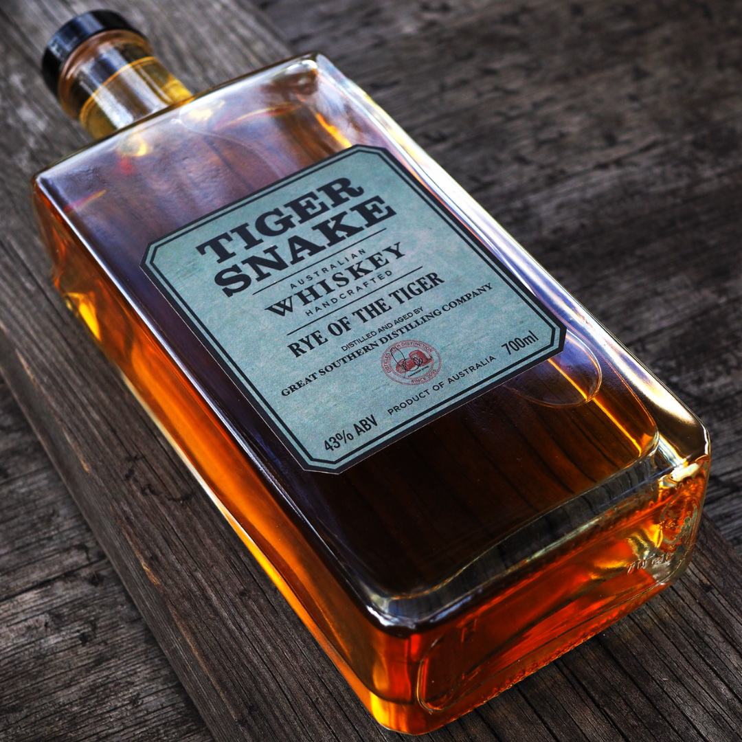Tiger Snake Rye of the Tiger Whiskey 43% – Great Southern Distilling ...
